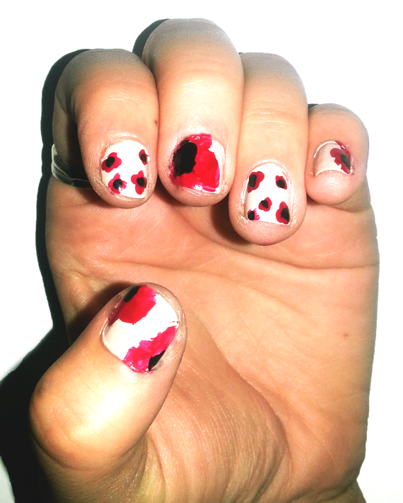 Poppy Remembrance Day Nail Art - Strikeapose