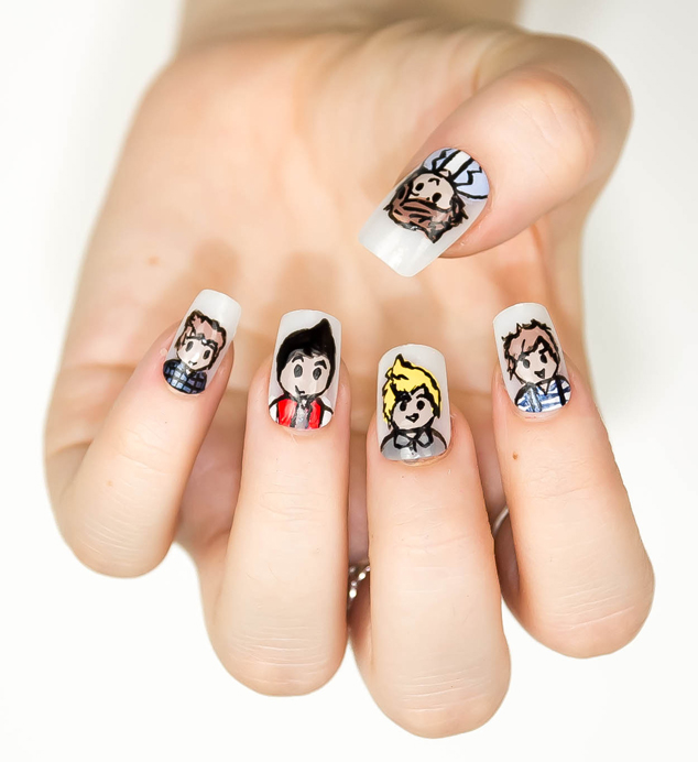 1D Nail Designs Video Tutorial
