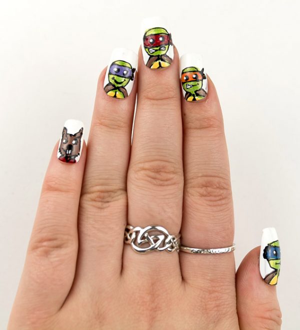 Nail Art Designs – Teenage Mutant Ninja Turtles Nail Art TMNT