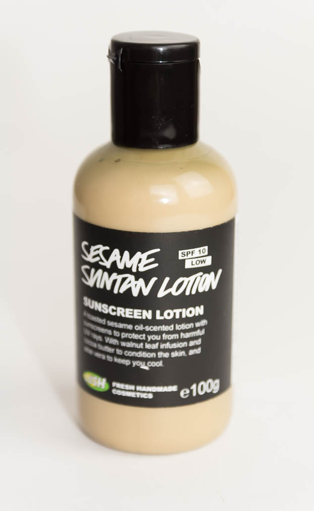 Lush Sunscreen Lotion - Sesame Suntan Lotion Review